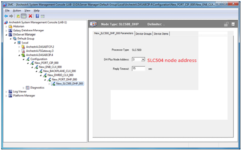 Access SLC500 software PLC5 using WonderWare DASABCIP