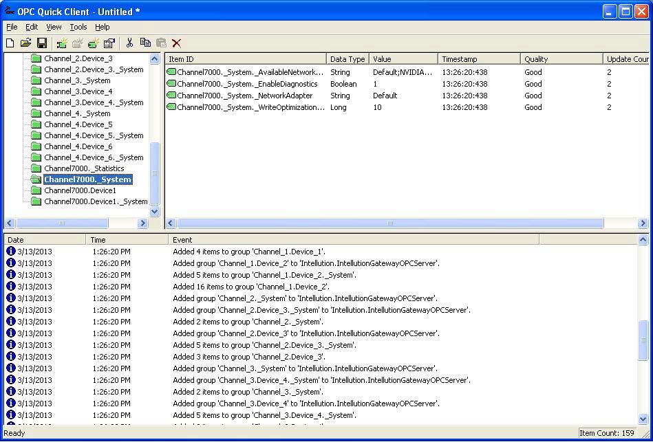 EQ7000EDH485 with OPC servers using allen bradley ethernet