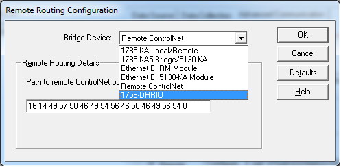 Instruction to set the Ab Ethernet driver in RSLINX Gateway for EQ7000