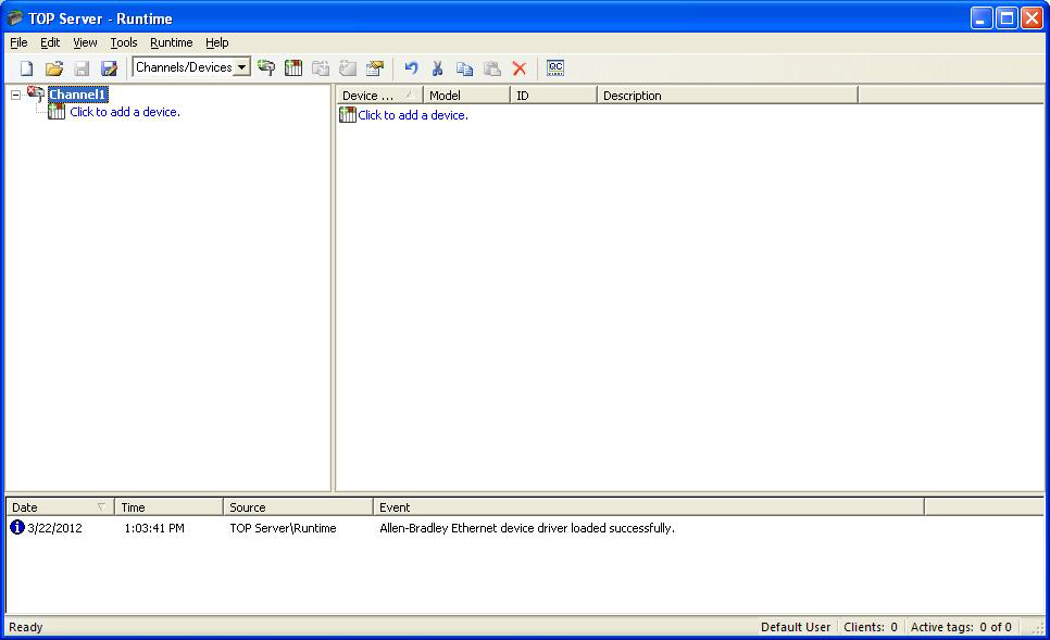 Using Topserver Allen Bradley Ethernet driver from Software Toolbox ...
