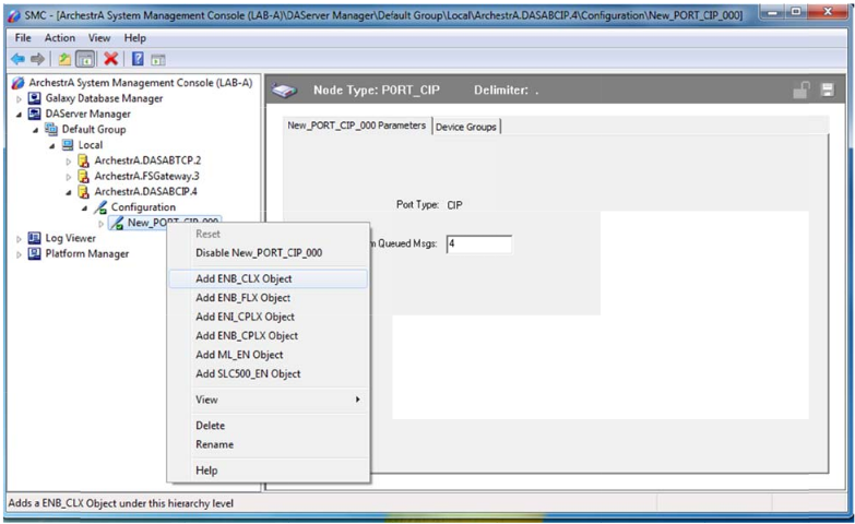 Accessing Allen Bradley DH485 SLC500 with EQ7000 using Wonderware DASABCIP